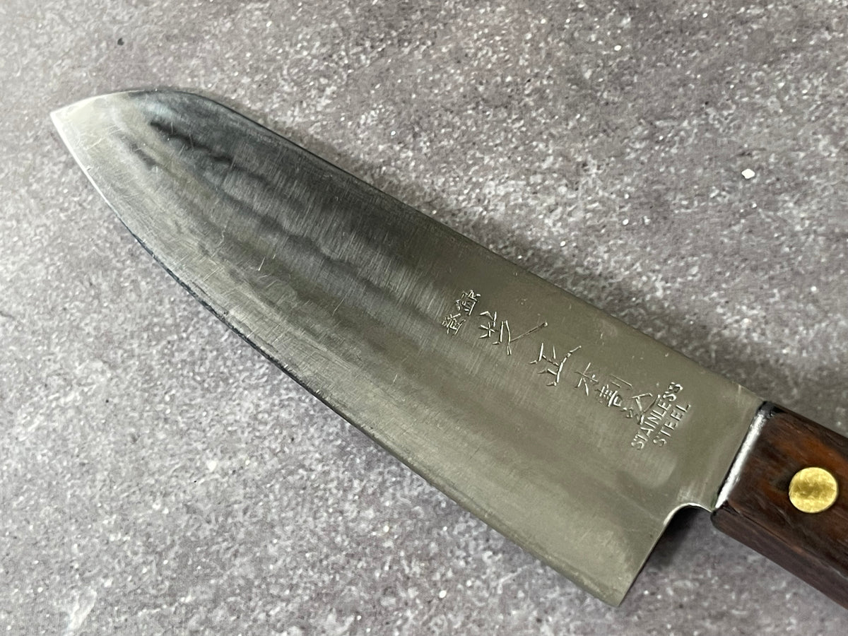 Vintage Japanese Santoku Knife 170mm Made in Japan 🇯🇵 1694 – Chef & a knife