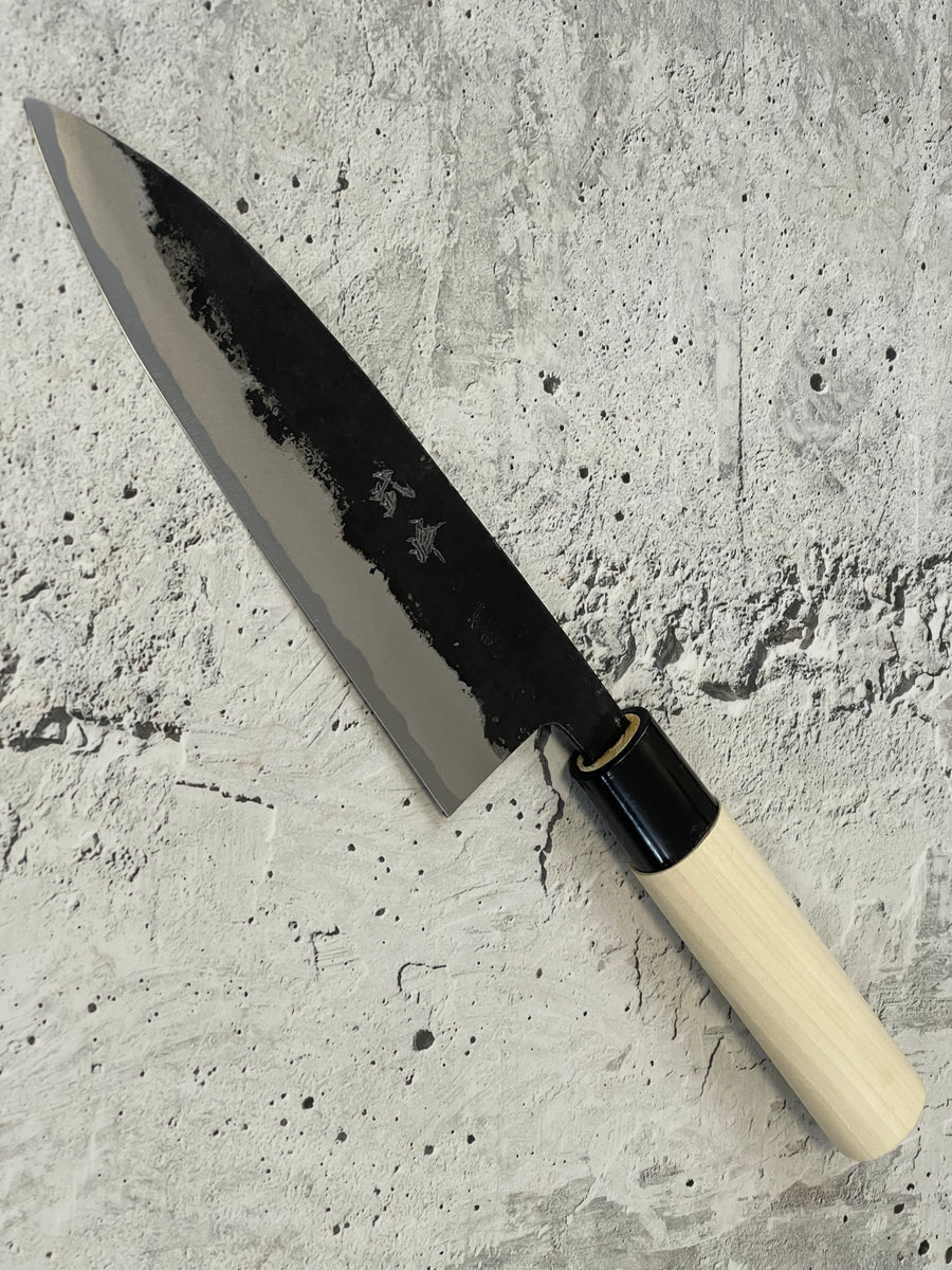 Murata Aogami Kurochi Finish Funayuki Knife 165mm - Made in Japan 🇯🇵 ...