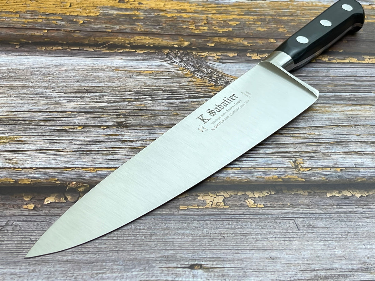 K Sabatier Authentique Chef's Knife 23cm - HIGH CARBON STEEL Made In F ...