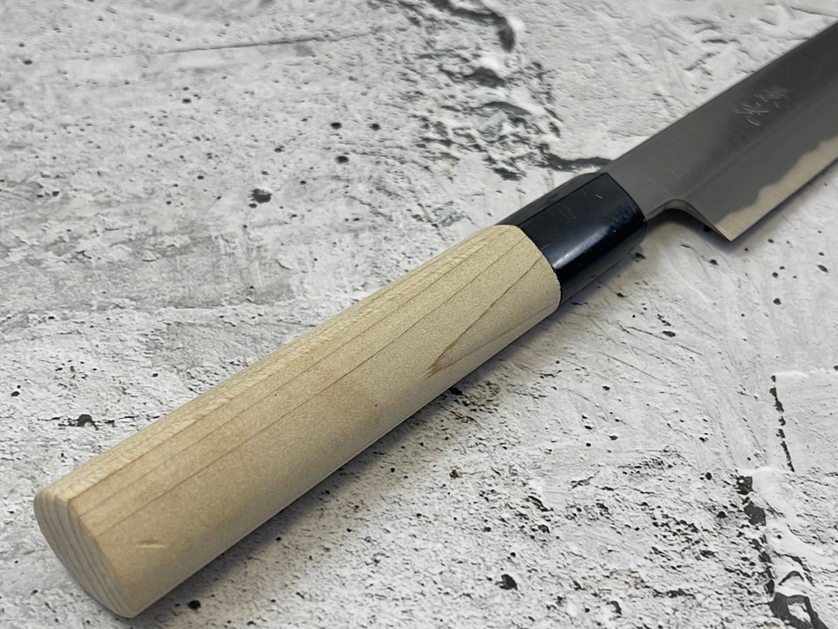 Vintage Japanese Yanagiba Knife 200mm Made in Japan 🇯🇵 Carbon Steel 84 ...